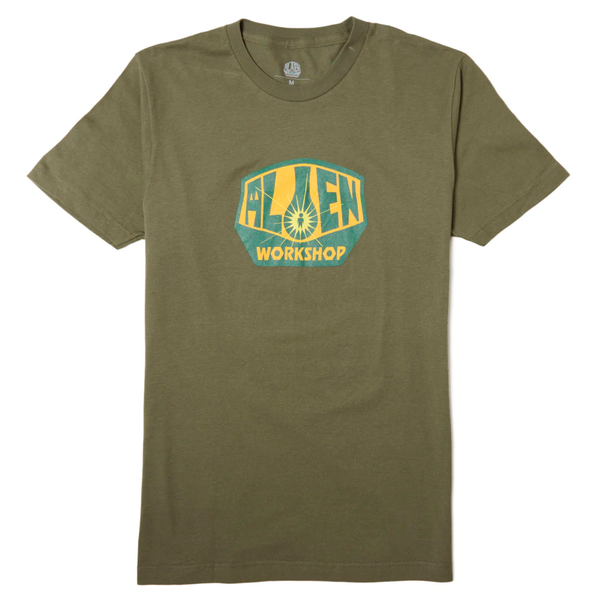 Polo Alien Workshop OG Logo olive – SKATEOUTLET