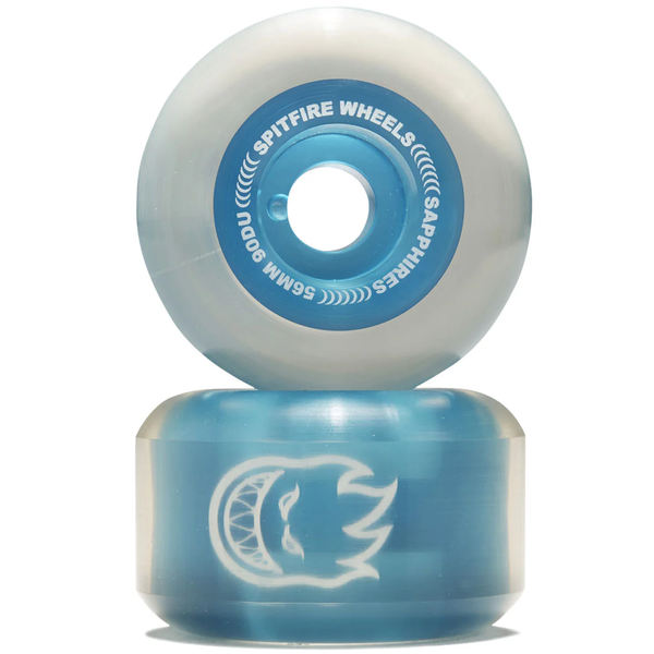 Llantas Spitfire - Spitfire sapphires clear blue 56mm 99 – SKATEOUTLET