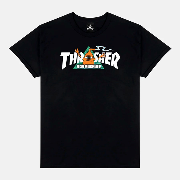 Polo Thrasher x Toy machine Vortex black S, M, L, XL – SKATEOUTLET